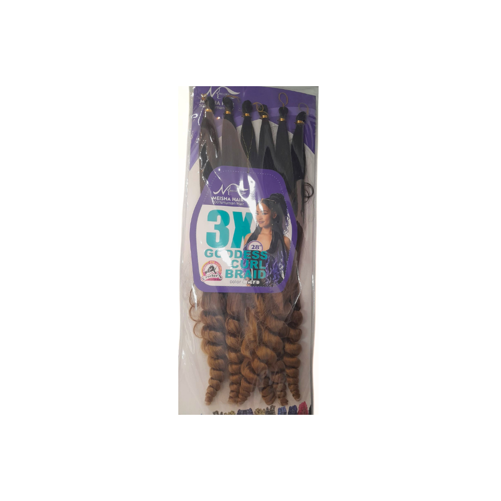 Meisha-3×Goddess Curl Braid C14 - Alex Cosmetics Parow